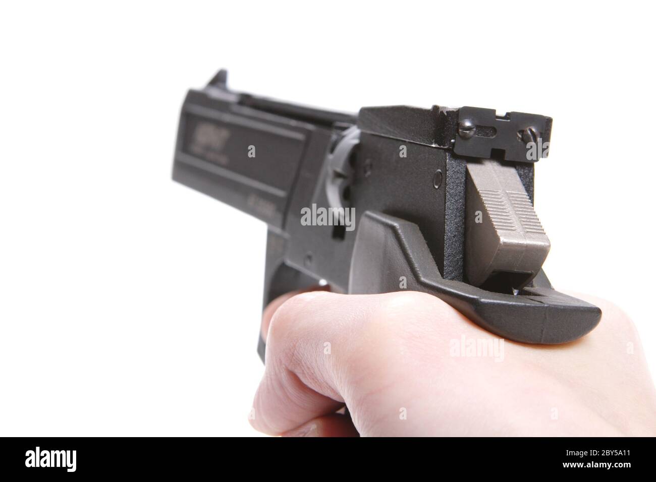 Atheletic Weapon in Hand Stock Photo - Alamy