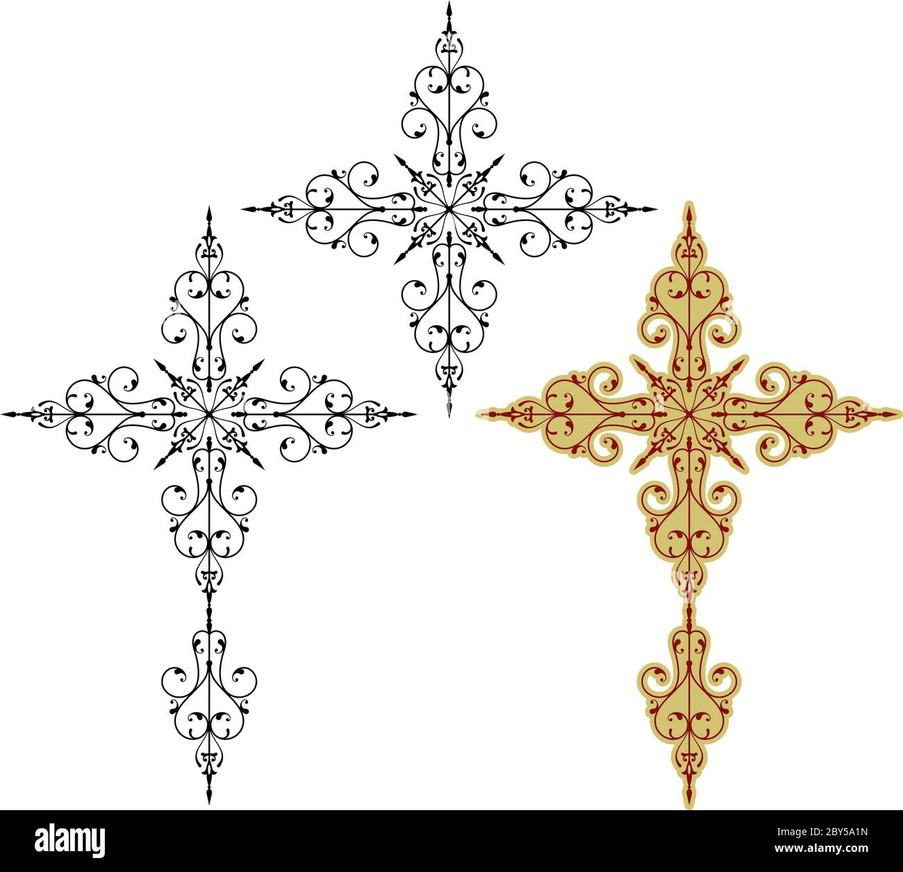 Christian Cross Design Vector Art Stock Vector Image & Art - Alamy