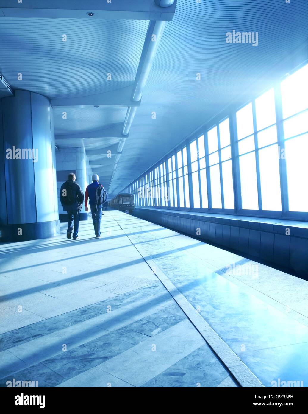 interior of the metro station Stock Photo - Alamy