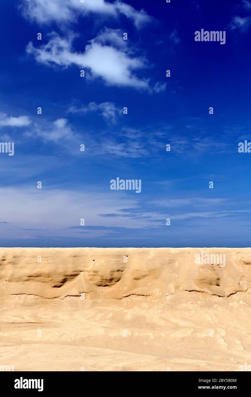 Tropical yellow sand Stock Photo - Alamy