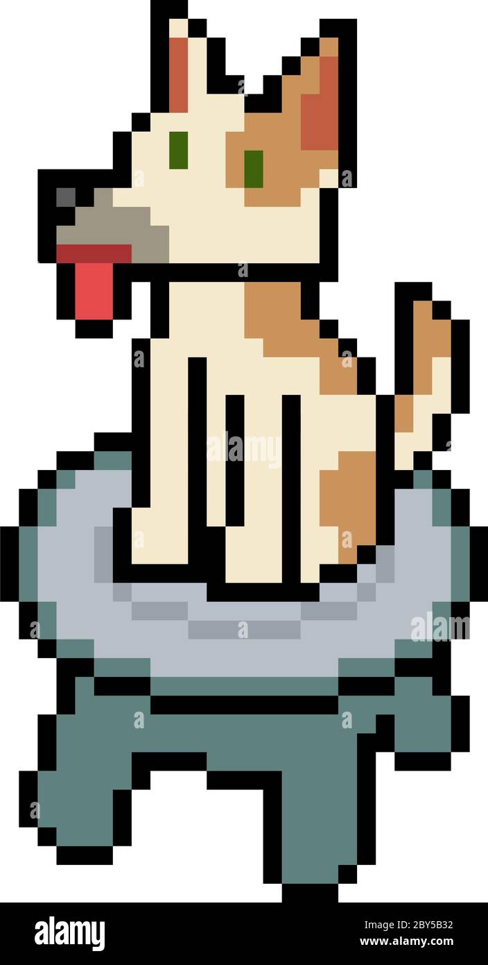 8 bit dog hi-res stock photography and images - Alamy