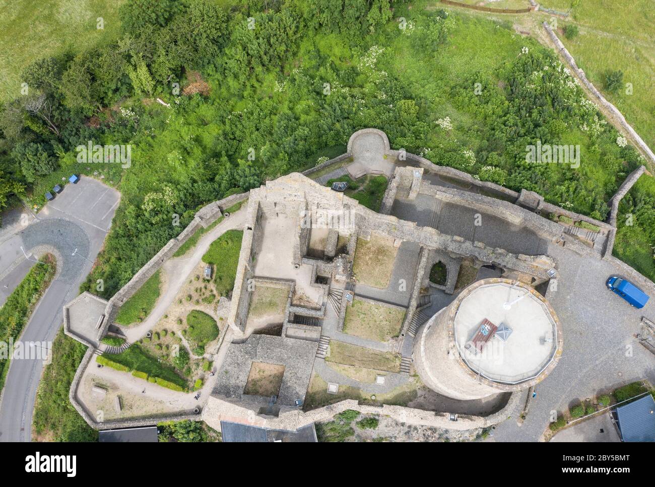 Wettenberg, Germany. 09th June, 2020. The fortifications of Gleiberg ...