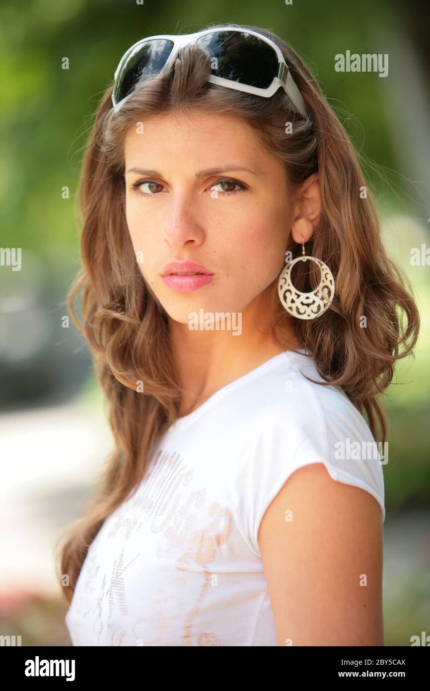 portrait of the actress Stock Photo - Alamy