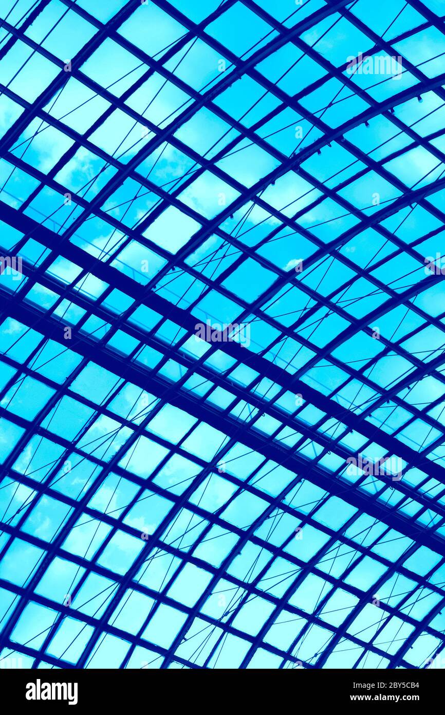 pattern of the glass ceiling Stock Photo - Alamy