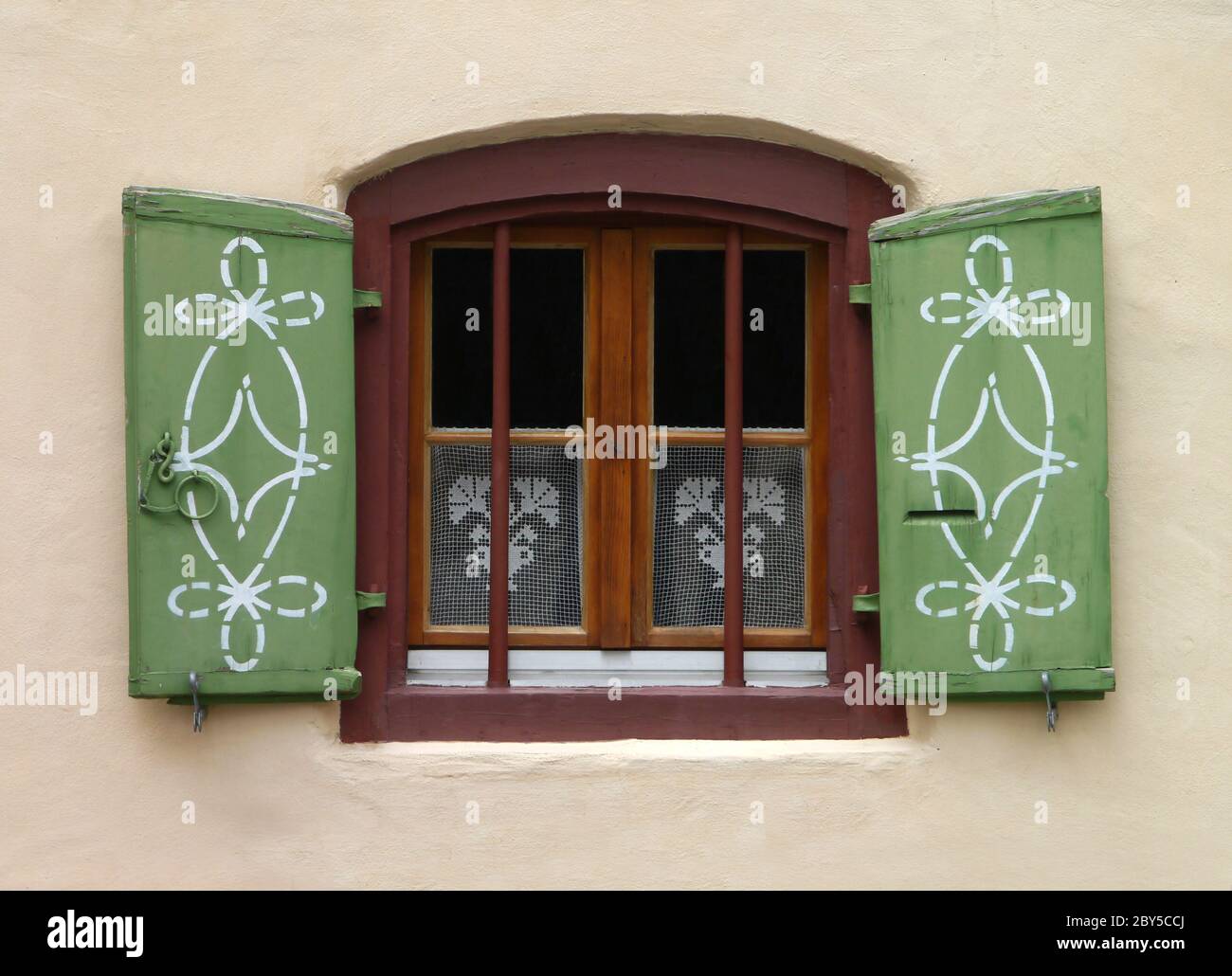 window with shutters Stock Photo - Alamy