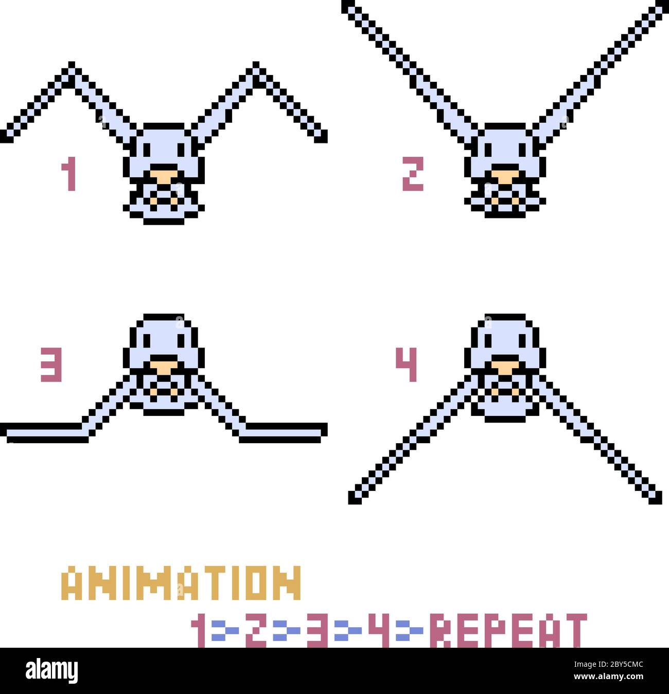 Animation bird Stock Vector Images - Alamy