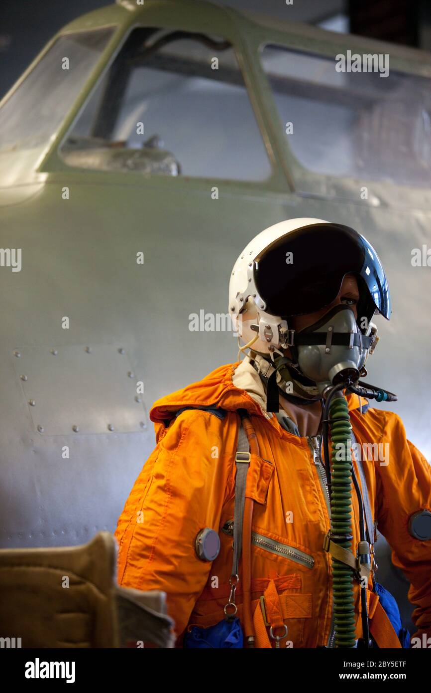Russian Military Pilot Stock Photo - Alamy