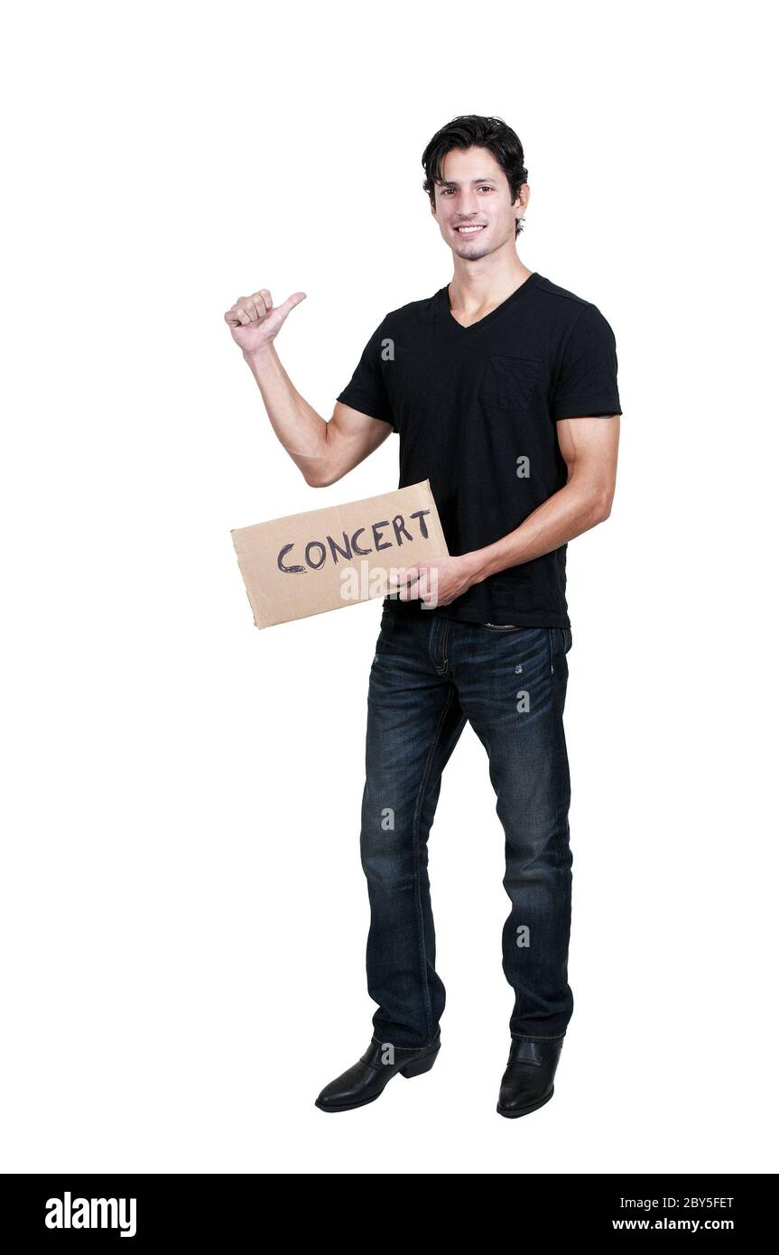 Concert sign Cut Out Stock Images & Pictures - Alamy