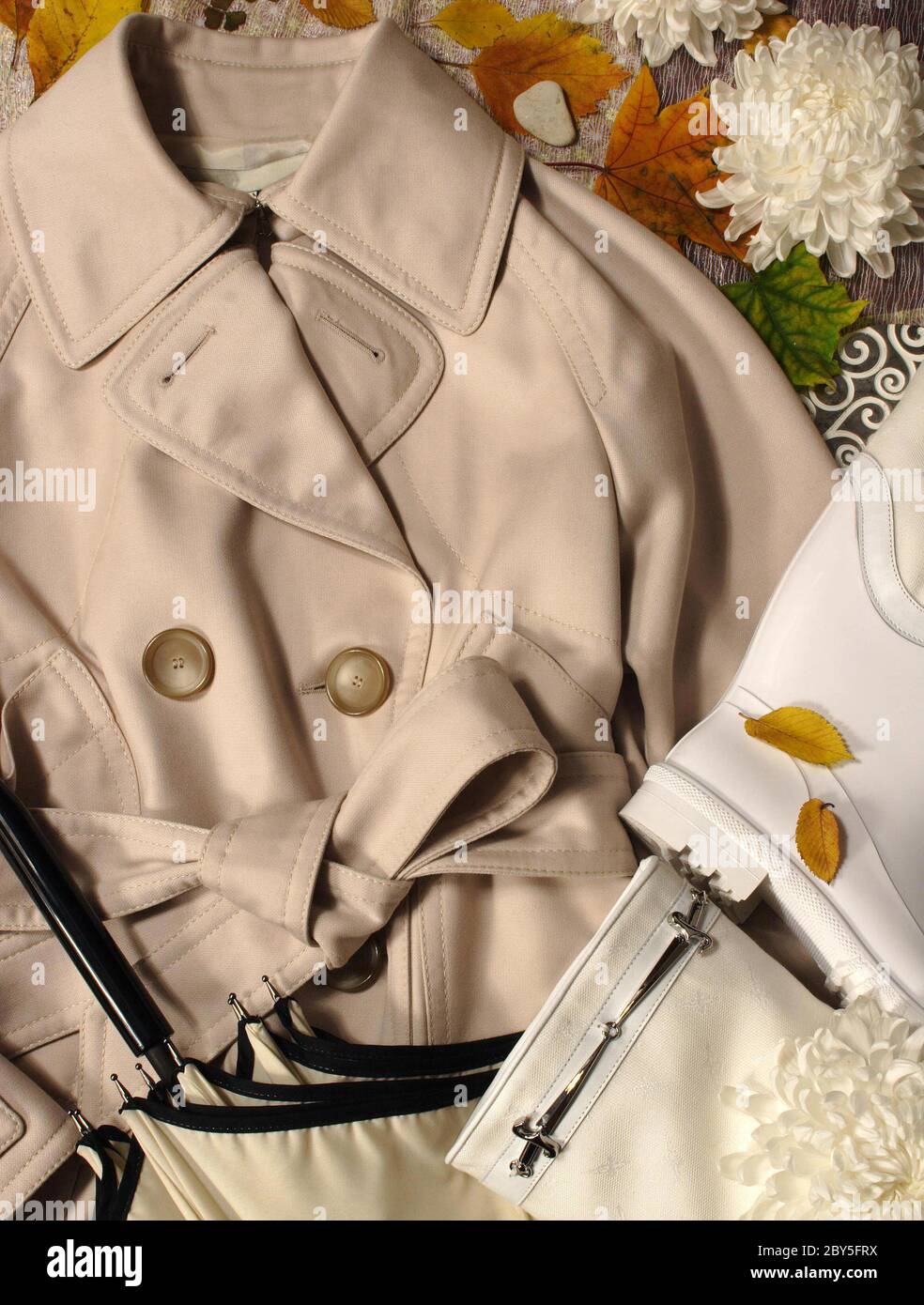 raincoat and rubber boots Stock Photo - Alamy