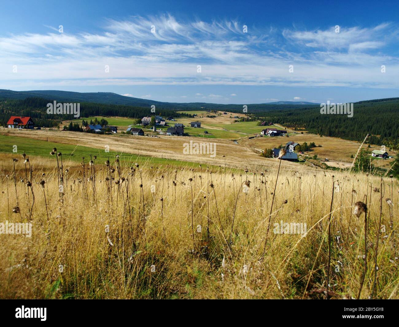 Jizerka village in northern Bohemia (Czech Republic Stock Photo - Alamy