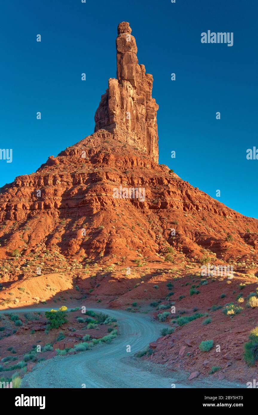 Sandstone rock formations at Valley of the Gods, Bears Ears National ...