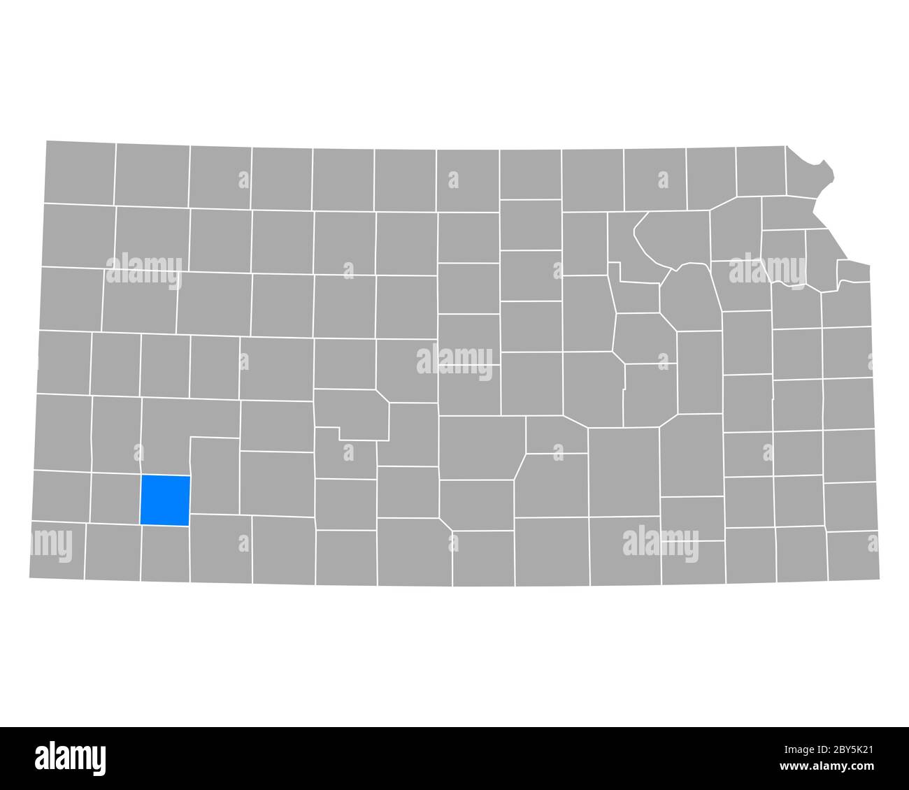 Map of Haskell in Kansas Stock Photo - Alamy