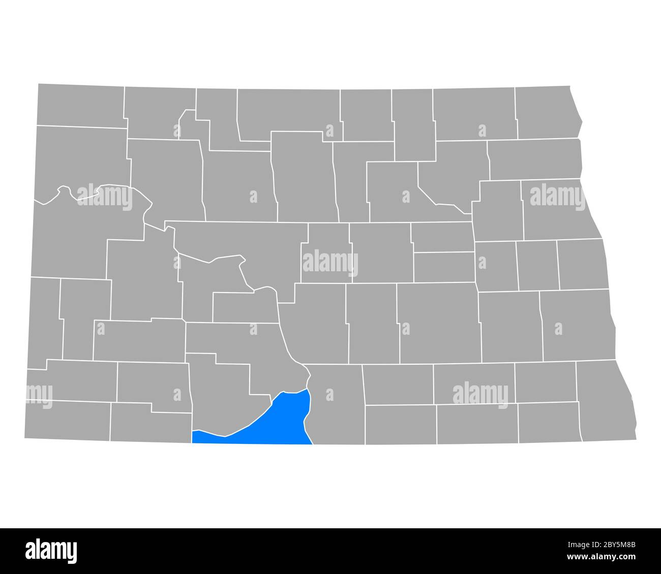 Map of Sioux in North Dakota Stock Photo - Alamy