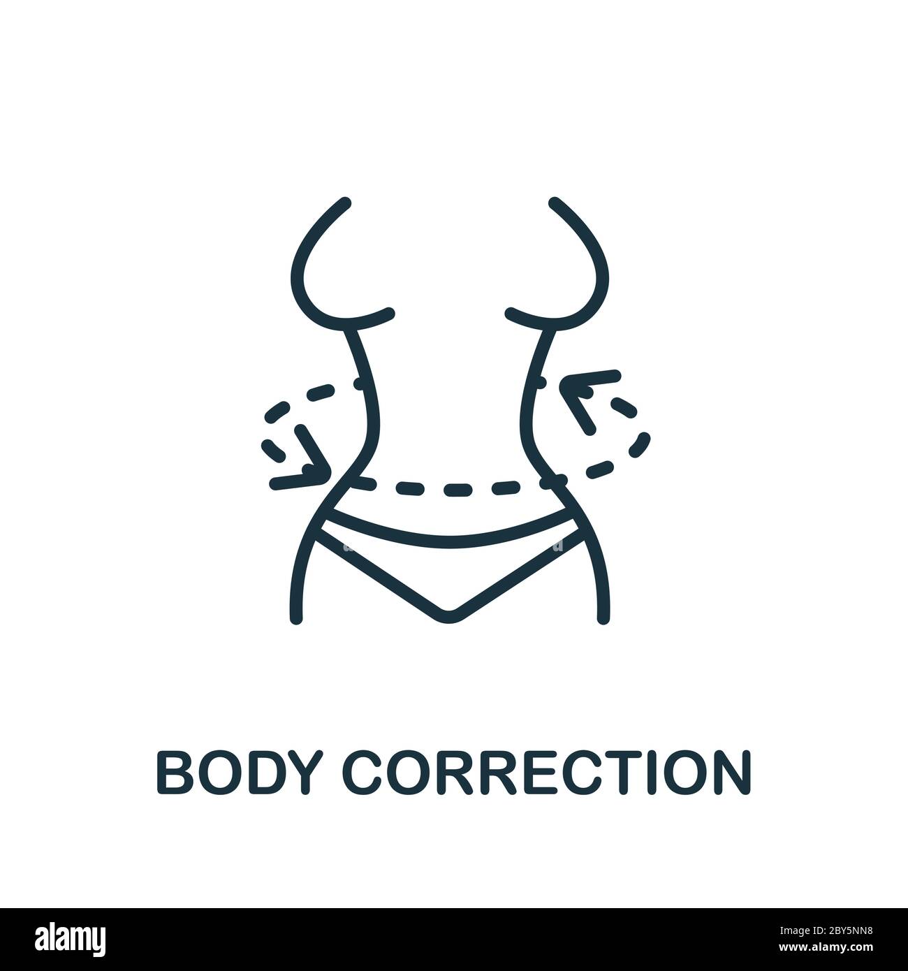 Body Correction icon. Simple element from cosmetology collection ...