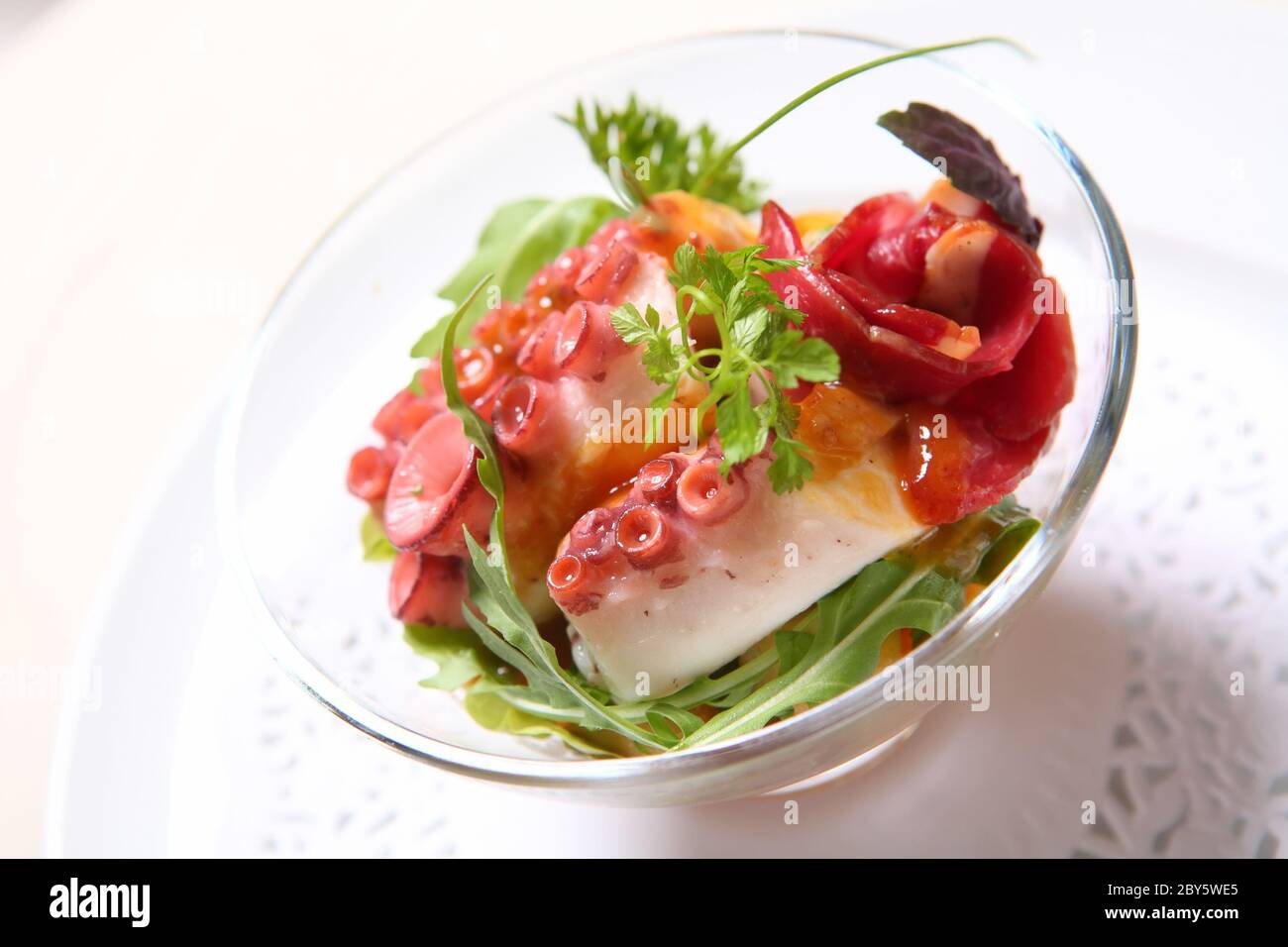 Dish from Octopus Stock Photo - Alamy