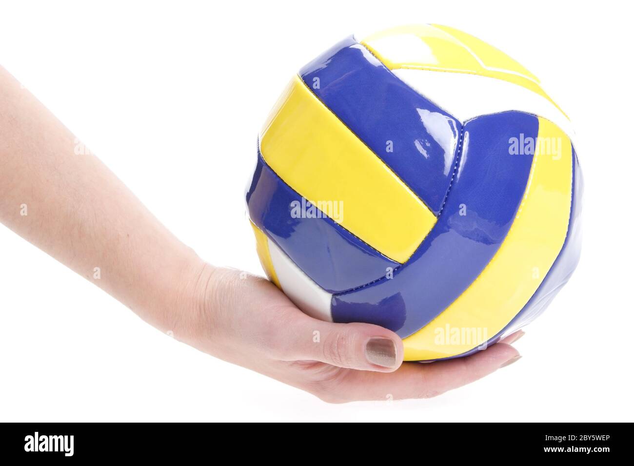 Yellow blue volleyball hi-res stock photography and images - Alamy