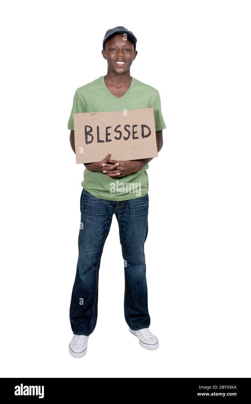 Man holding sign hi-res stock photography and images - Alamy