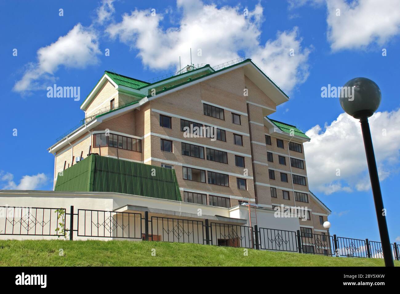 Modern High-rise House Stock Photo - Alamy