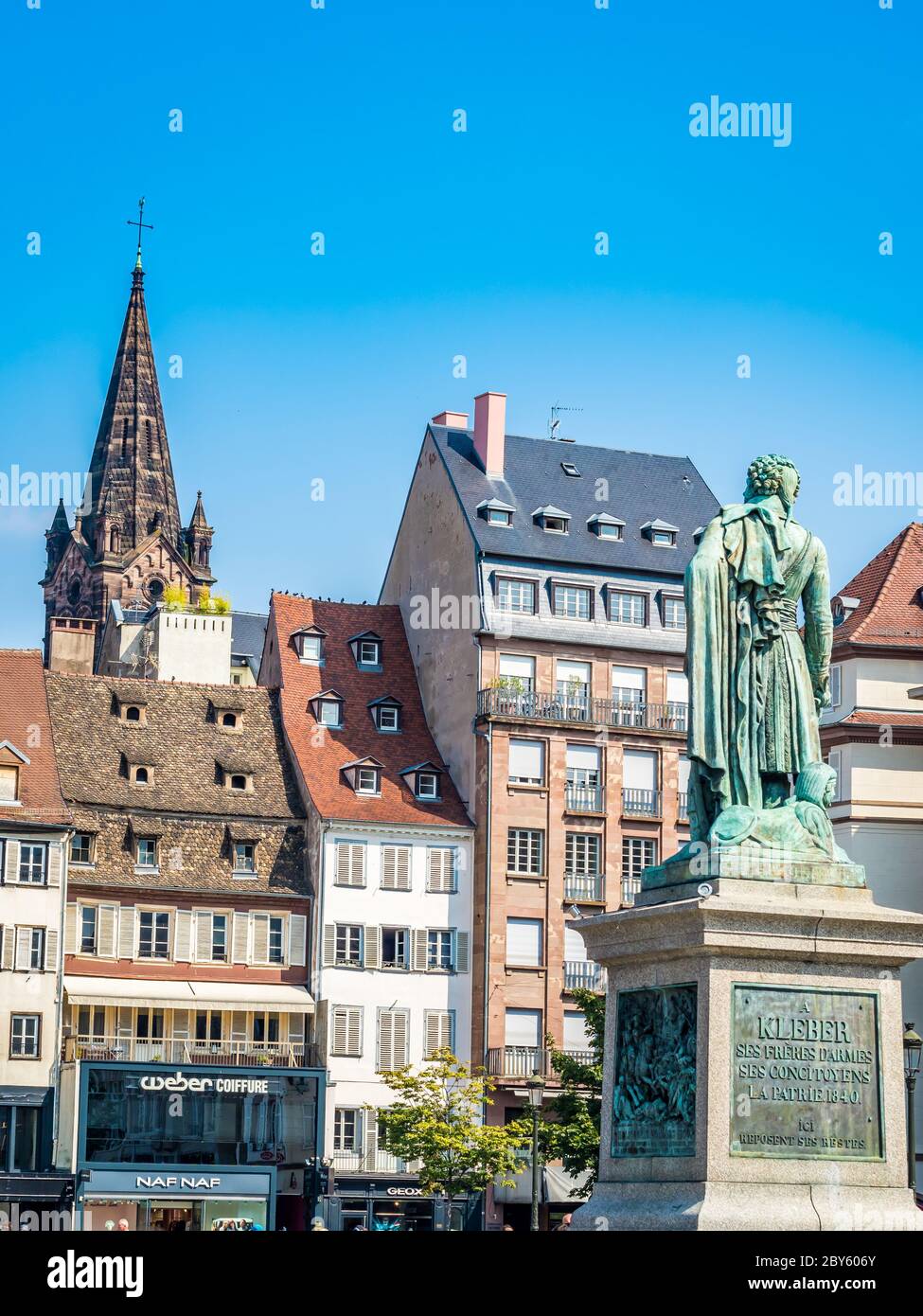 View of Place Kleber. Place Kleber - largest square at the center of ...