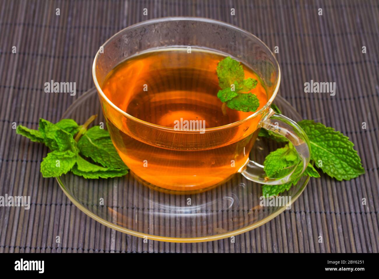 tea with mint Stock Photo - Alamy