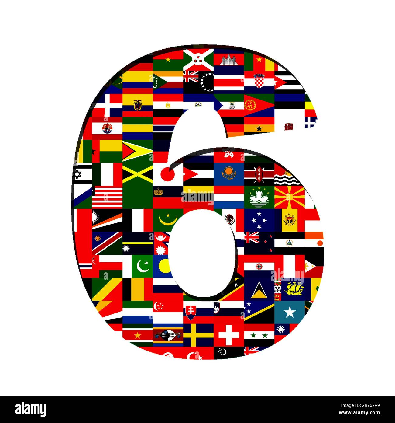 Number collection Cut Out Stock Images & Pictures - Alamy