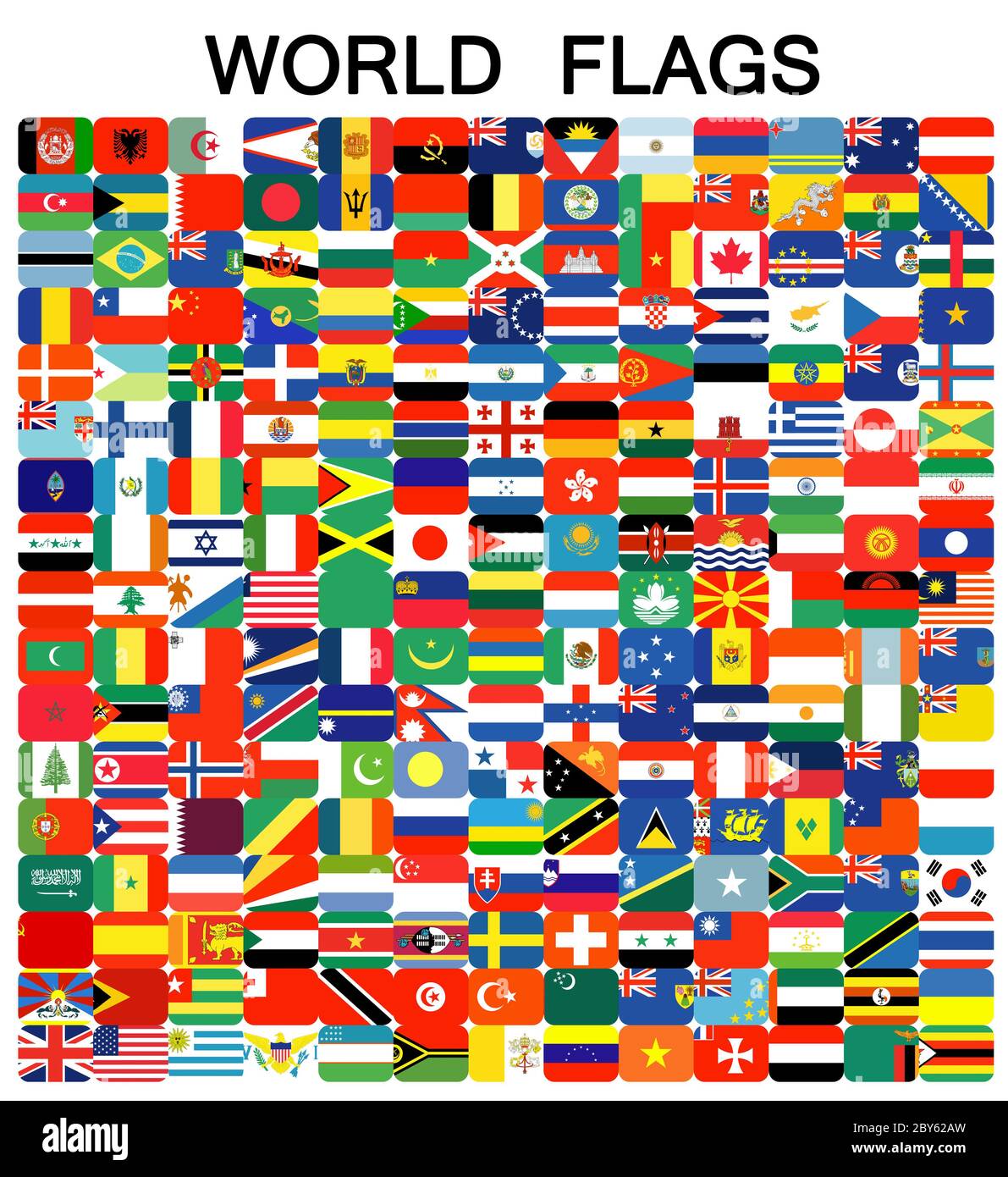 Complete set of Flags Stock Photo - Alamy