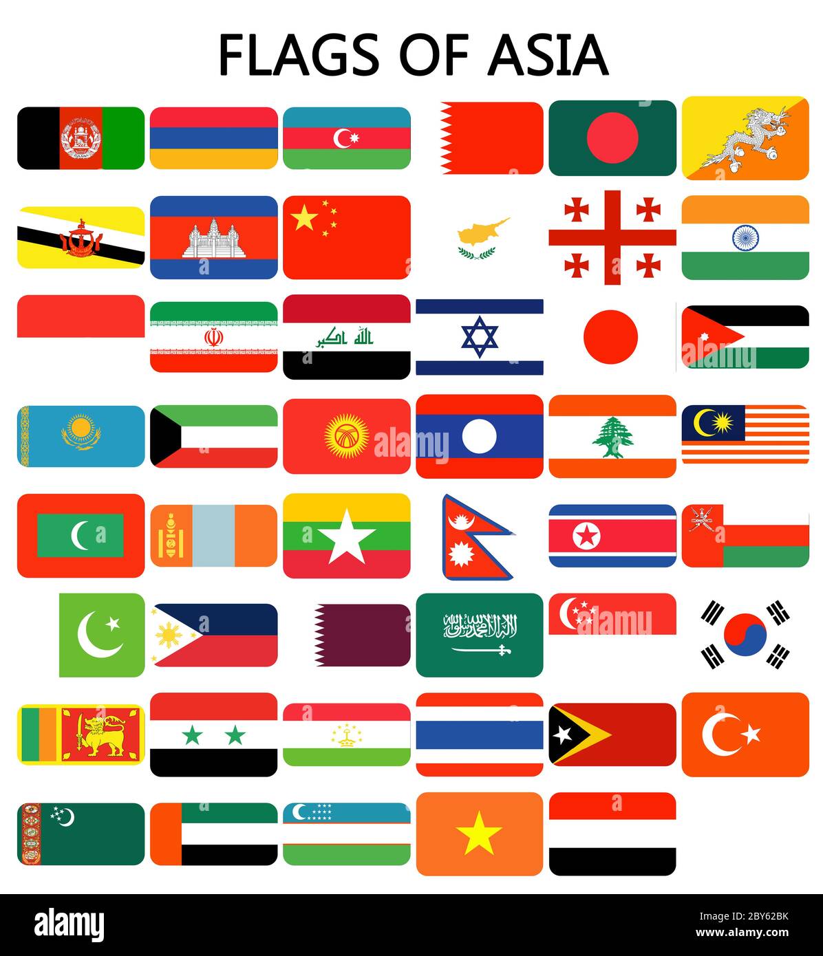 Complete set of Flags Stock Photo - Alamy