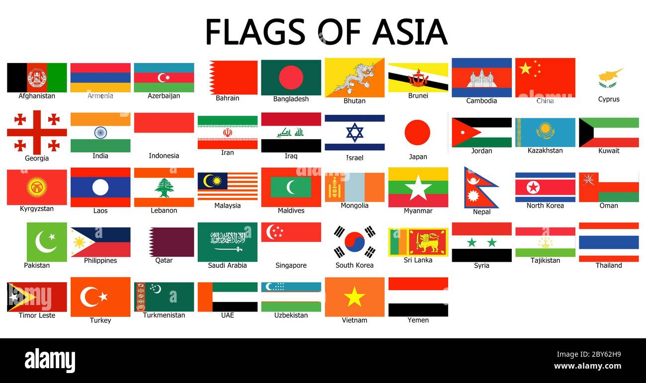 Complete set of Flags Stock Photo - Alamy