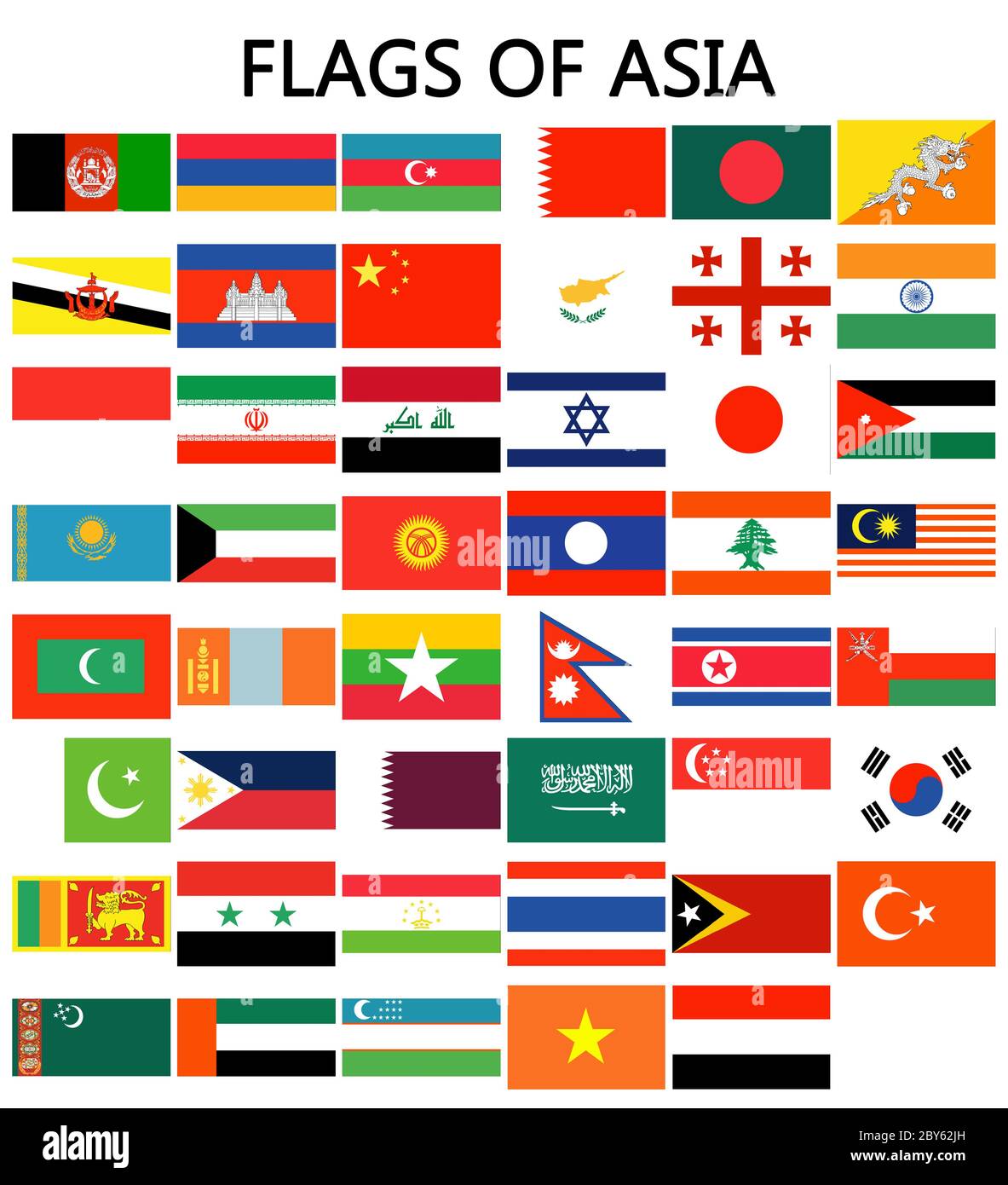 Complete set of Flags Stock Photo - Alamy