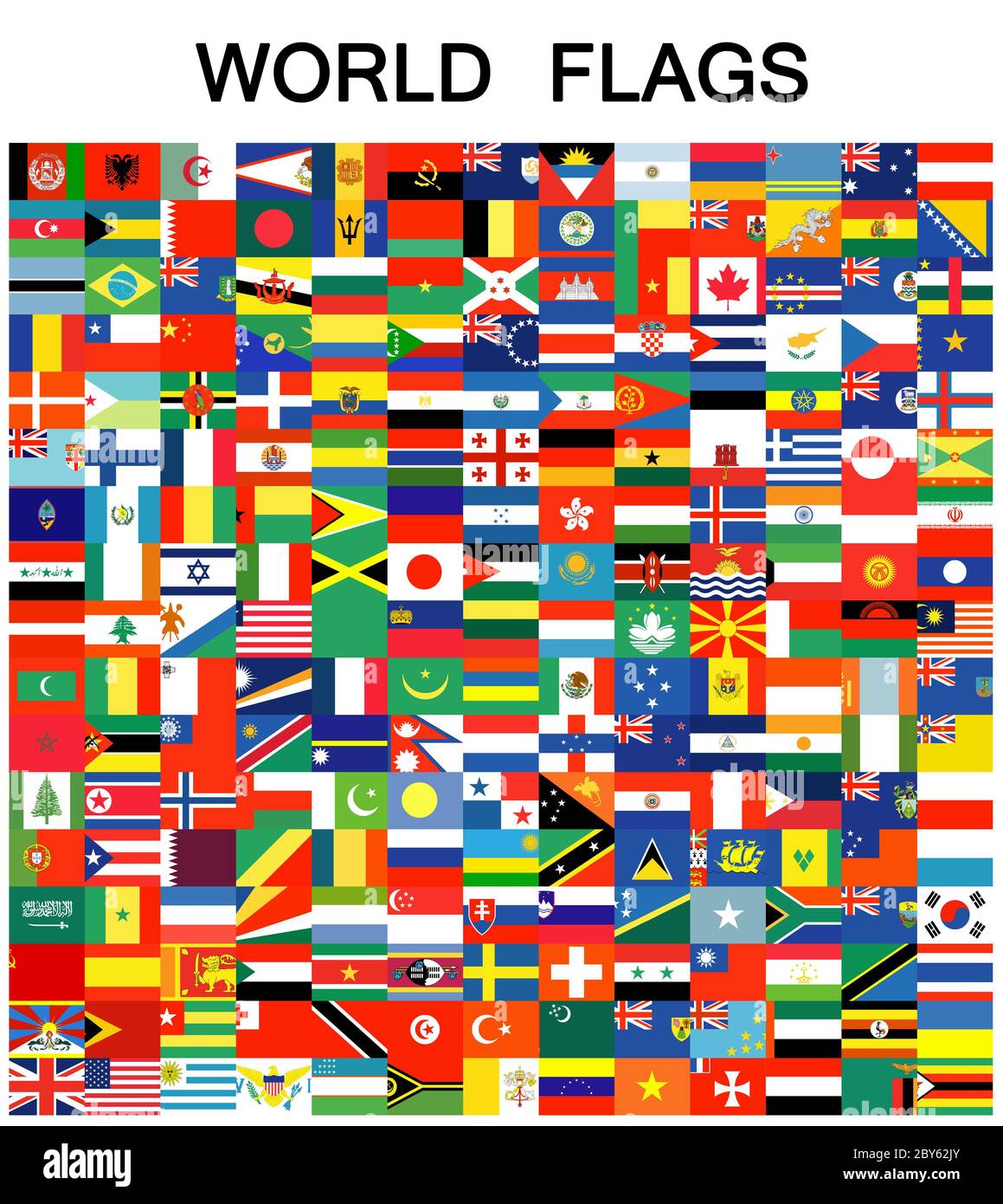 Complete set of Flags Stock Photo - Alamy
