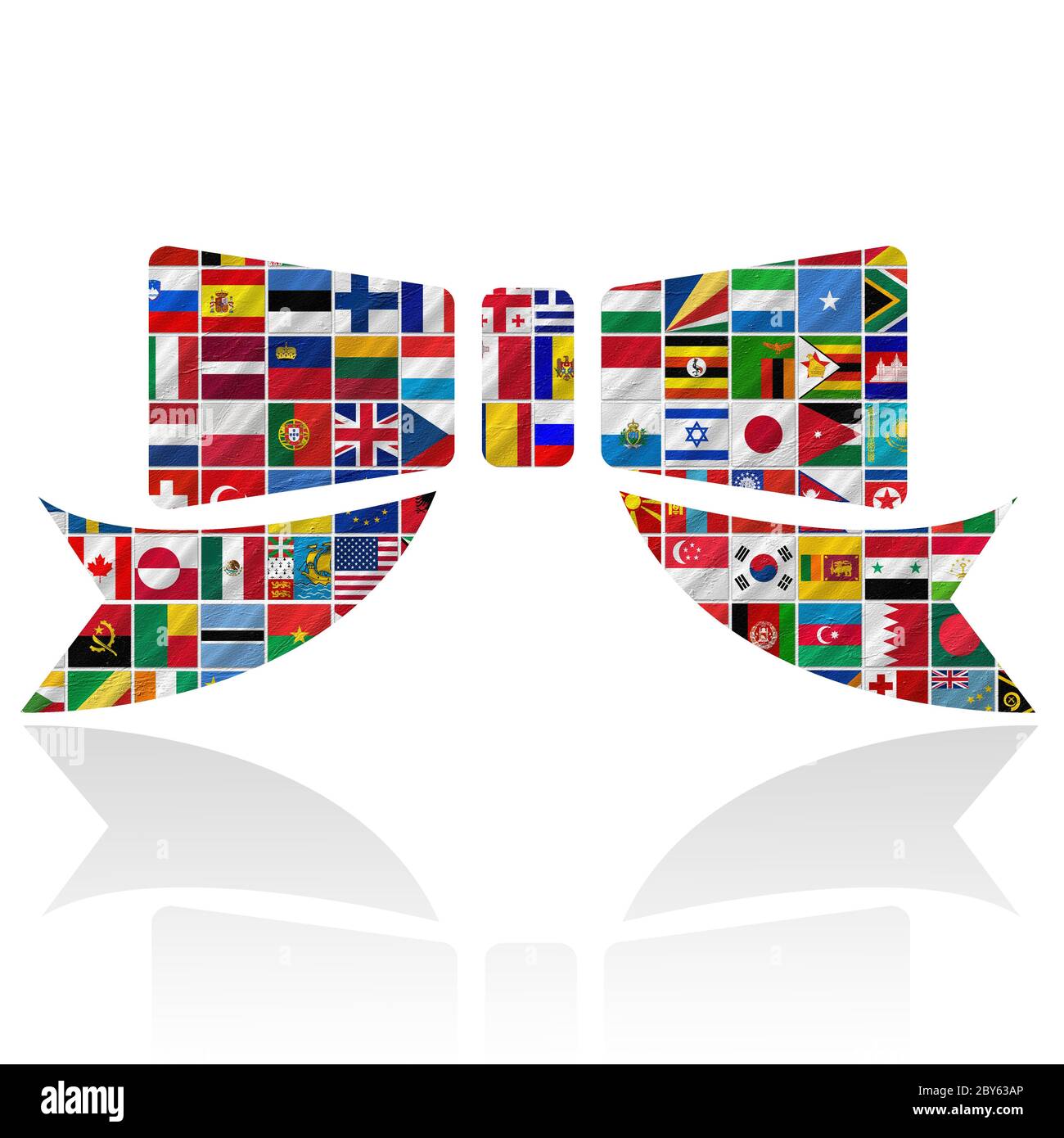 Flags of the world icon Cut Out Stock Images & Pictures - Alamy