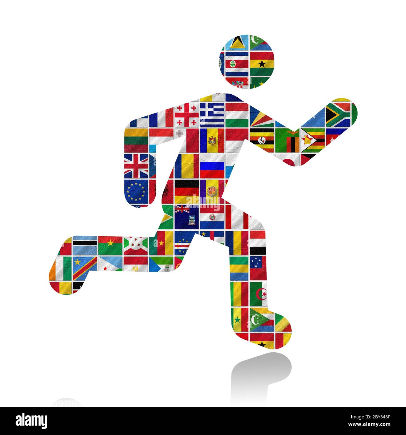 People national flags Cut Out Stock Images & Pictures - Alamy