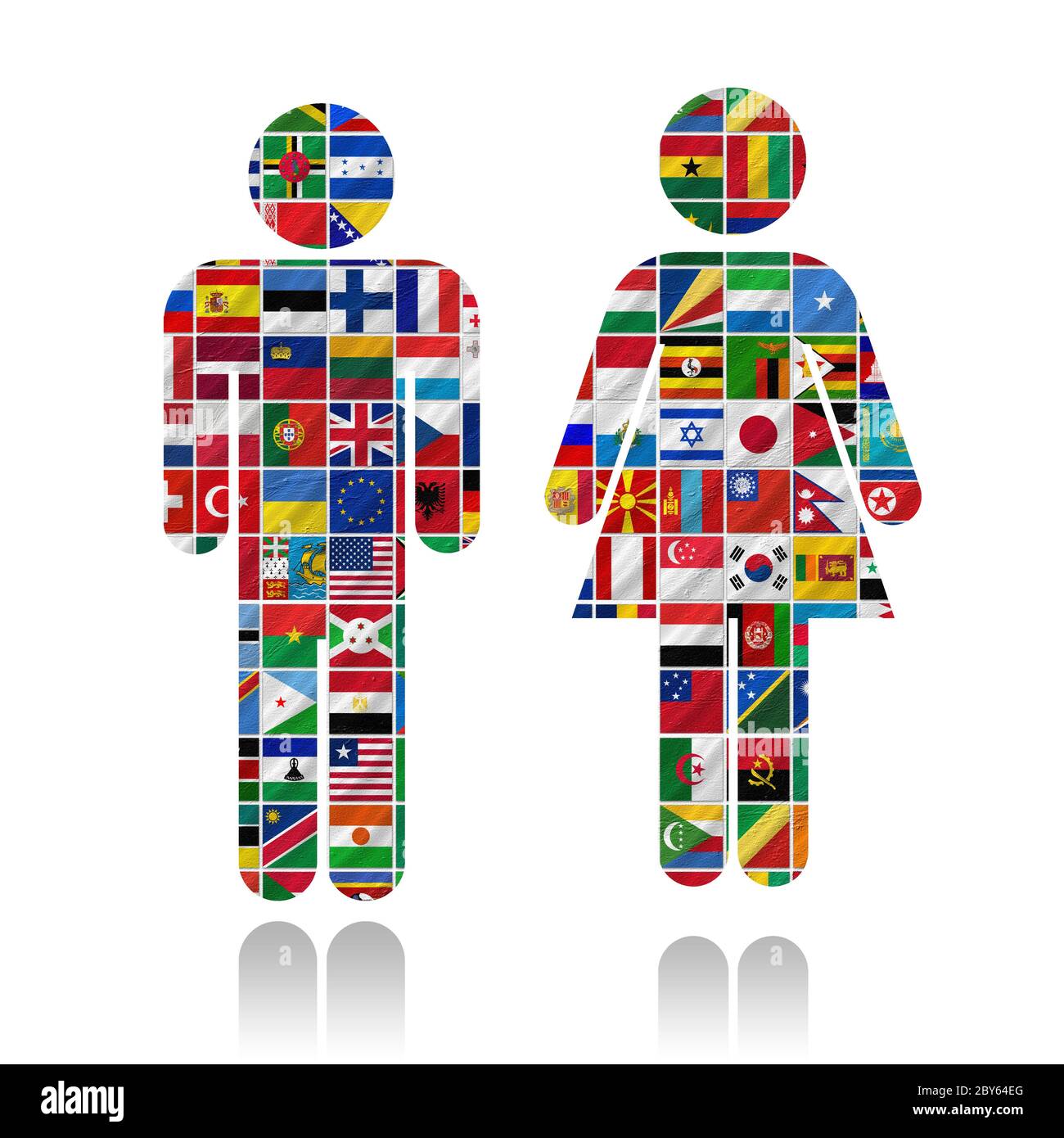 Flags man Cut Out Stock Images & Pictures - Alamy