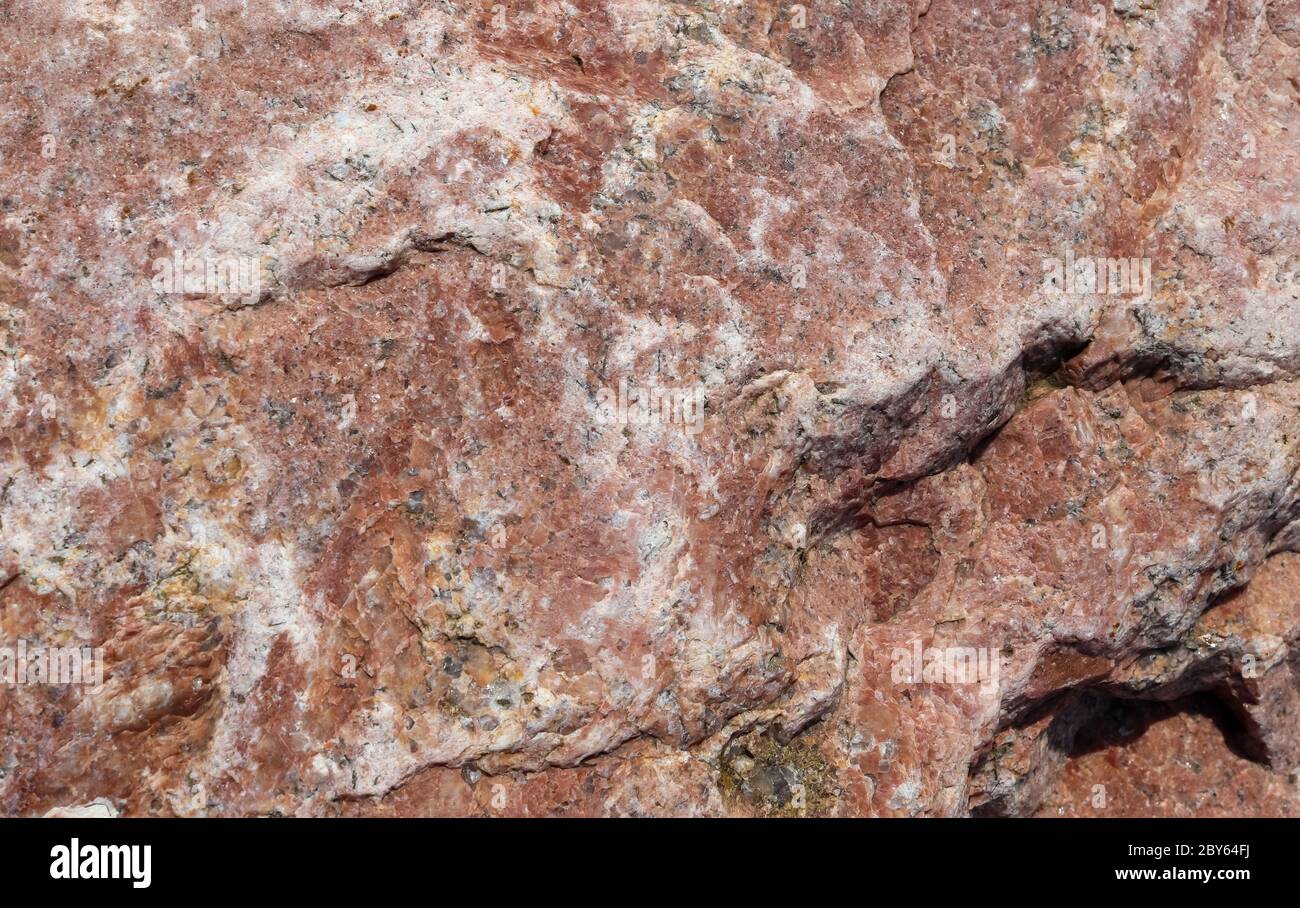 Granite stone texture in a detailed close up view in a high resolution ...