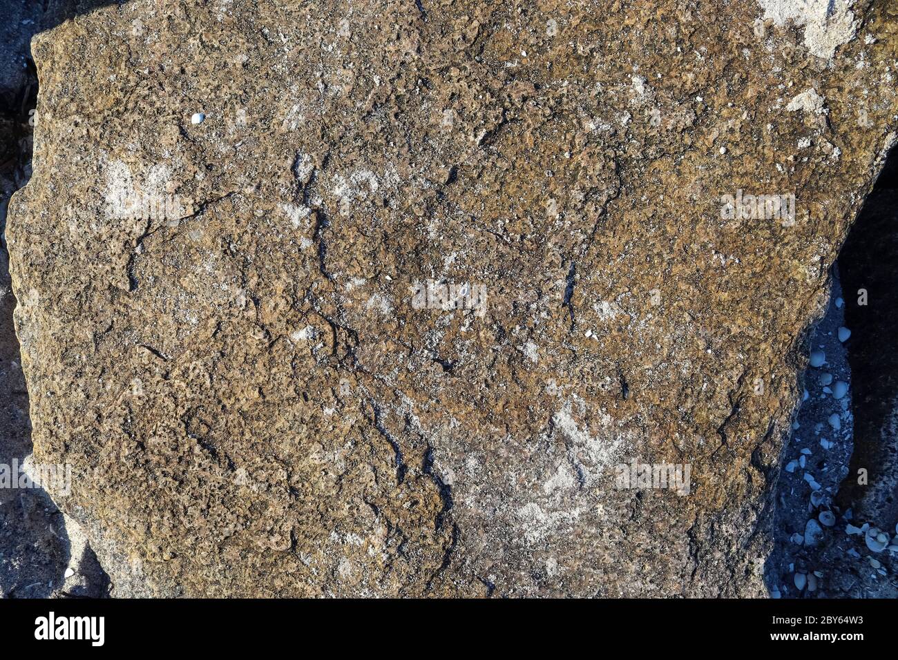 Granite stone texture in a detailed close up view in a high resolution ...
