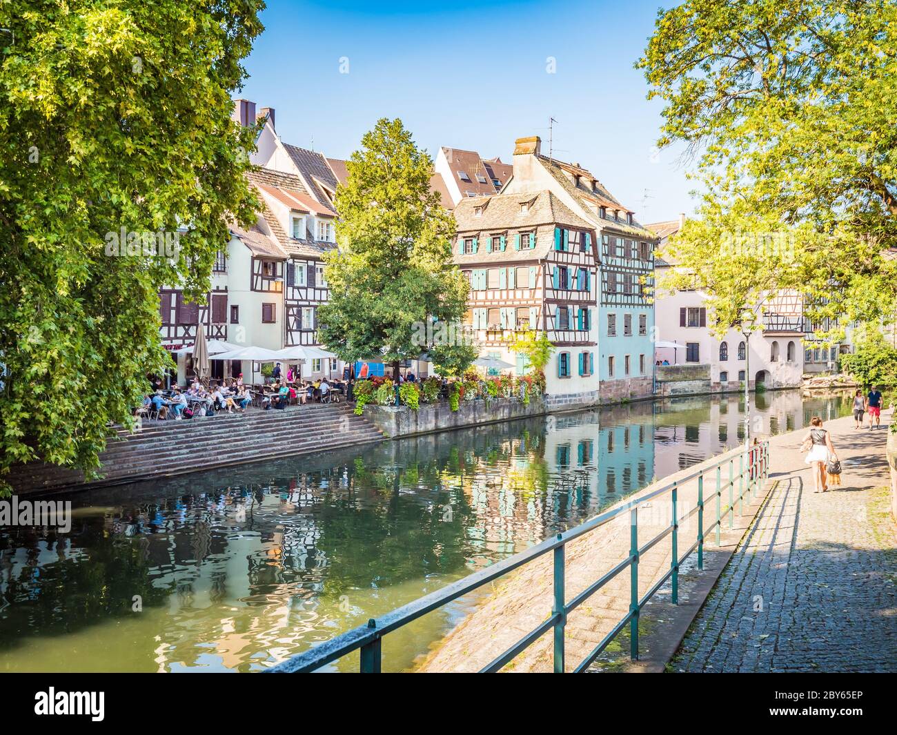 La petite france the old tanners district of strasbourg hi-res stock ...