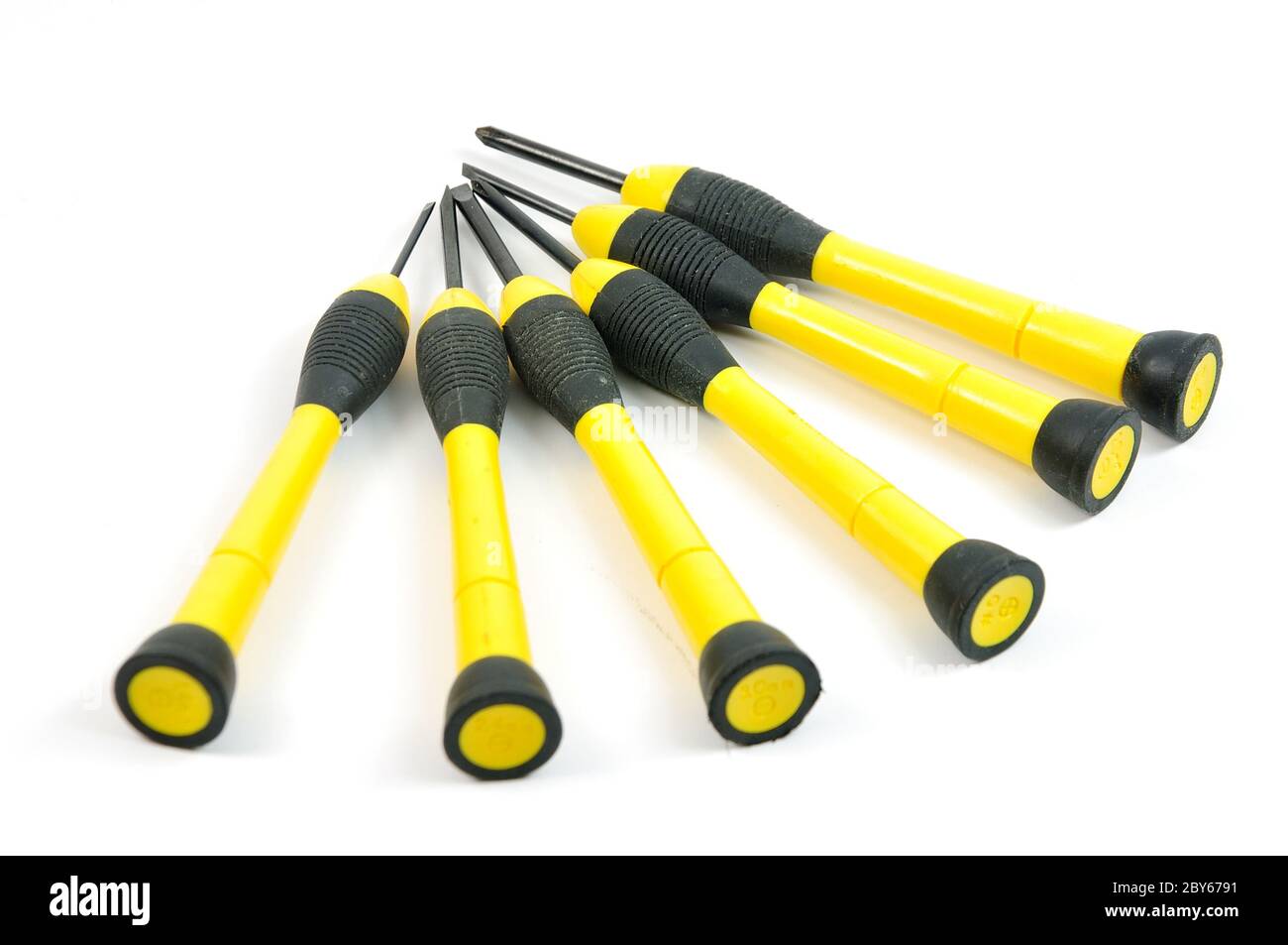 yellow and black screwdriver Stock Photo - Alamy