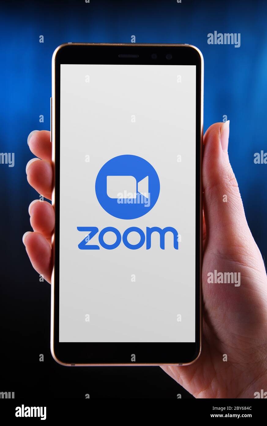 Zoom phone High Resolution Stock Photography and Images - Alamy