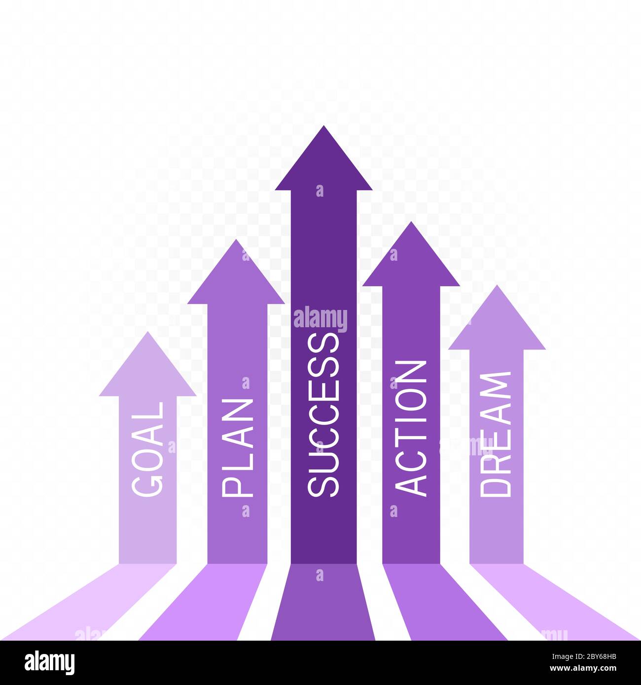 arrow graph make success Stock Vector Image & Art - Alamy