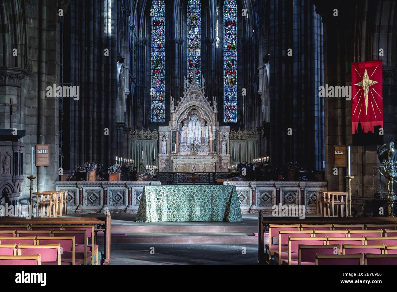 High altar of Cathedral Church of Saint Mary the Virgin of Scottish ...