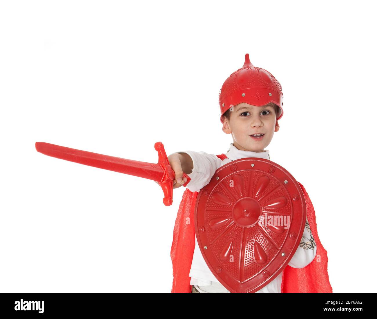 Young Boy Dressed Like a knight Stock Photo - Alamy