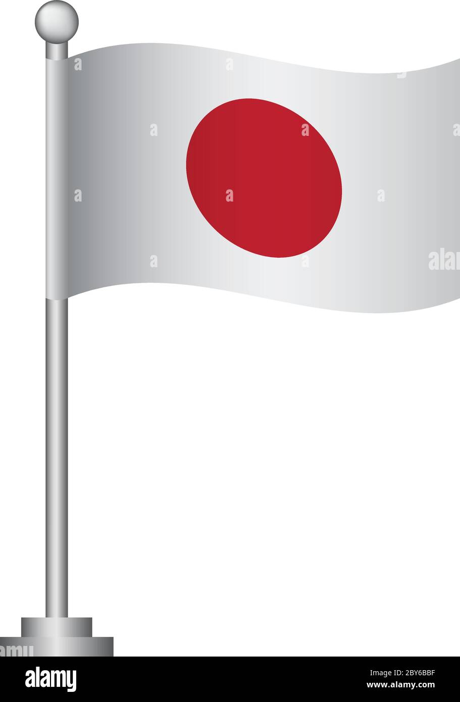 Japan flag. Simple vector Japanese flag Stock Vector Image & Art - Alamy