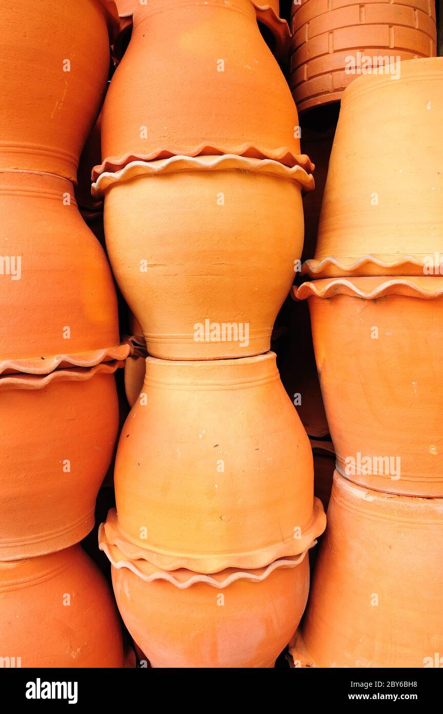 Brown baked clay hi-res stock photography and images - Alamy