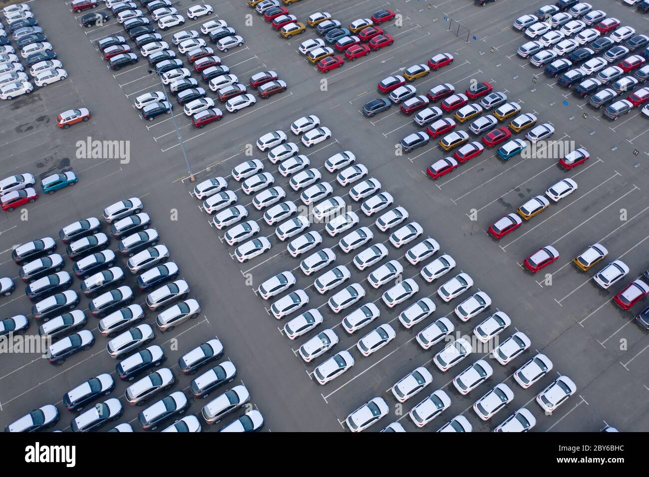 New car distribution center hi-res stock photography and images - Alamy