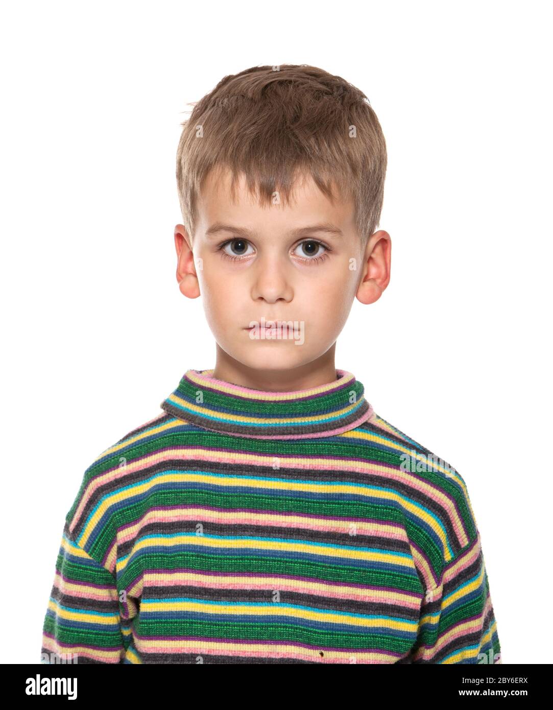 Cute boy anger Stock Photo - Alamy