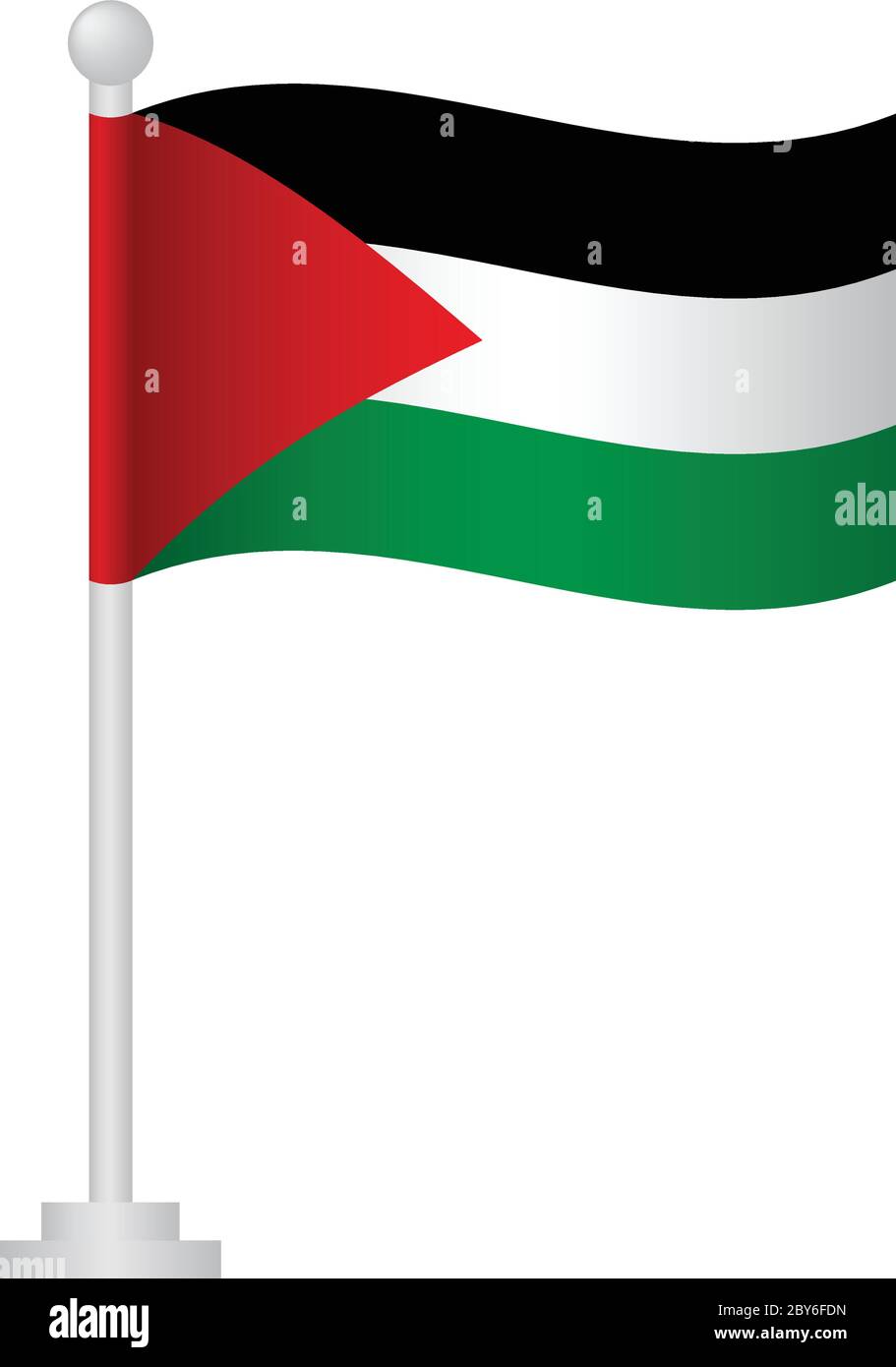 Palestine flag pole hi-res stock photography and images - Alamy