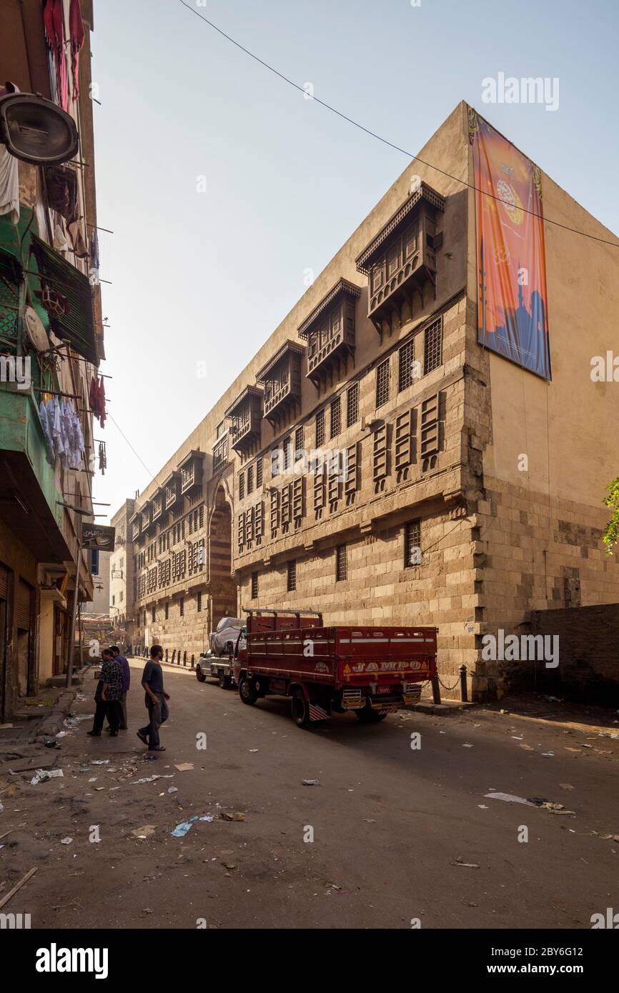 facade of Wikala of al-Ghawri, Cairo, Egypt Stock Photo - Alamy