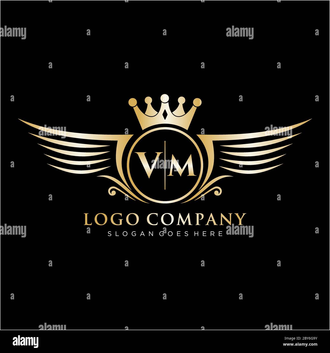 Vm letter hi-res stock photography and images - Alamy