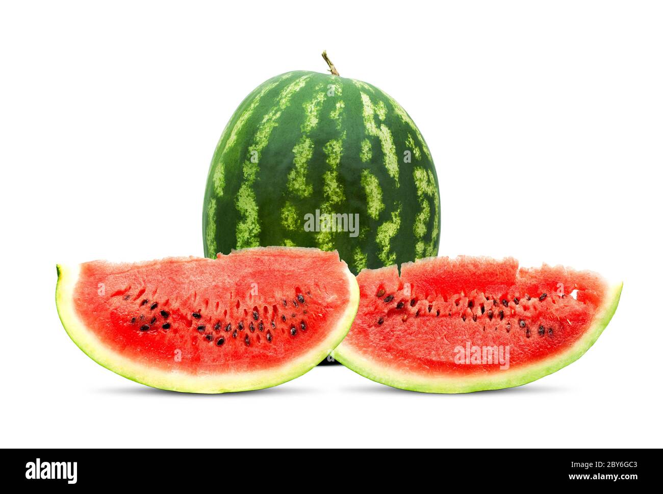Big red watermelon isolated on white background Stock Photo - Alamy