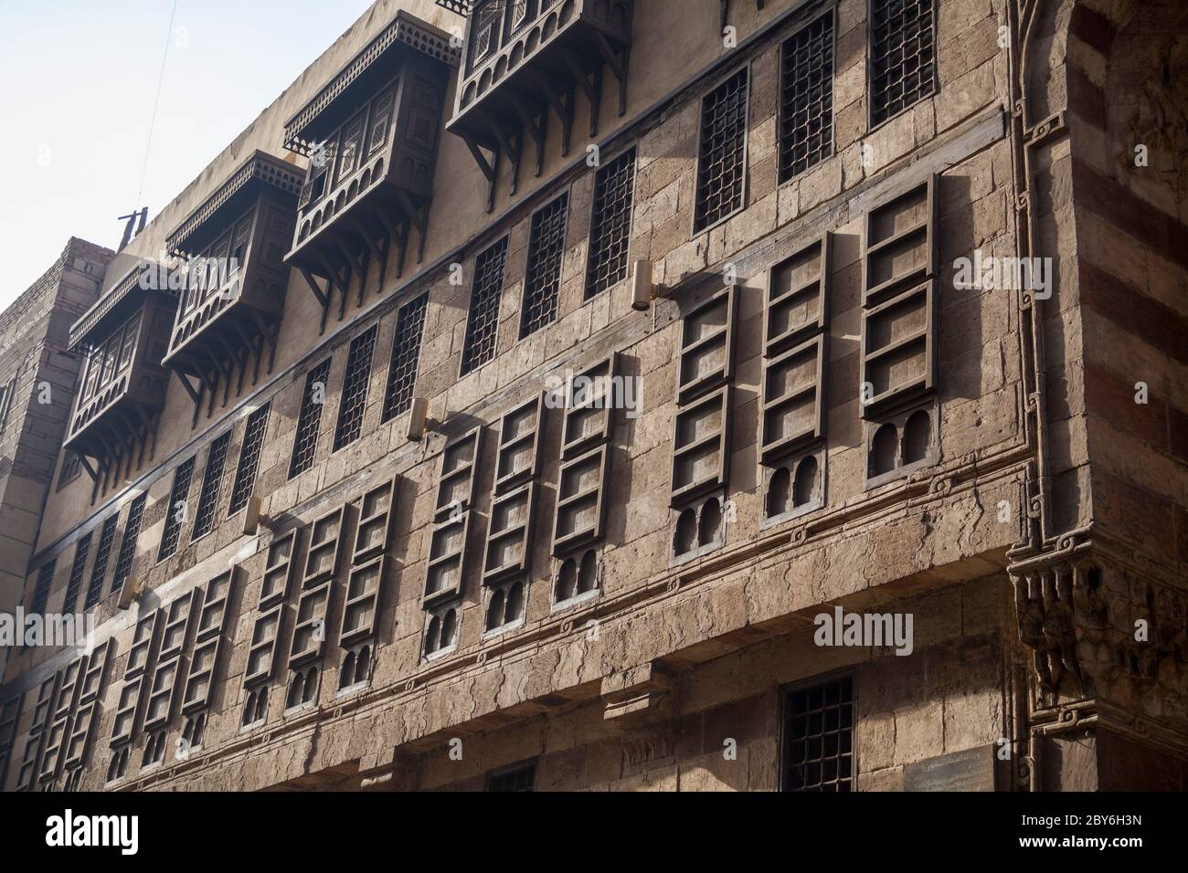 facade of Wikala of al-Ghawri, Cairo, Egypt Stock Photo - Alamy